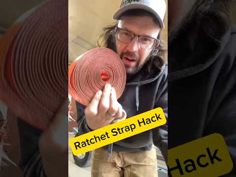 Nooo Waaay! Easy Way To Store Ratchet Straps! #lifehacks