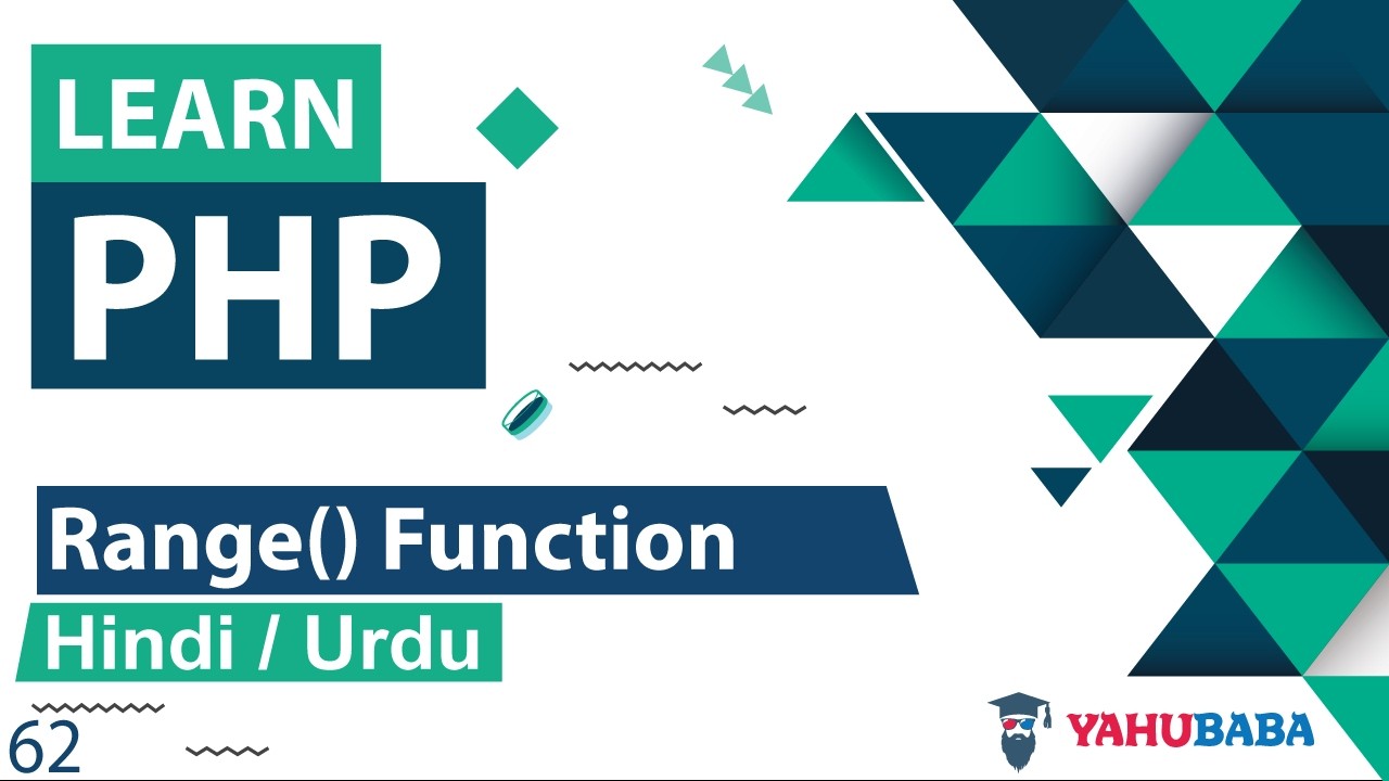 PHP Array_Range Function Tutorial in Hindi / Urdu