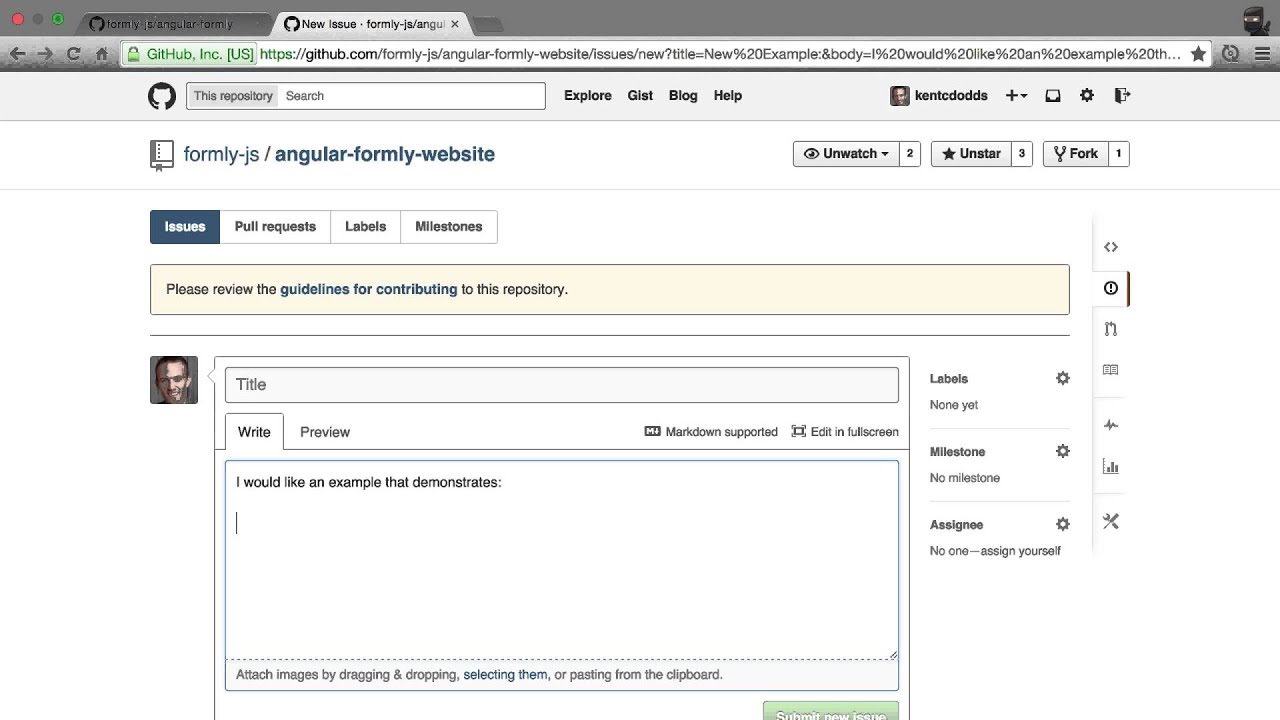 angular-formly: Ask for an Example