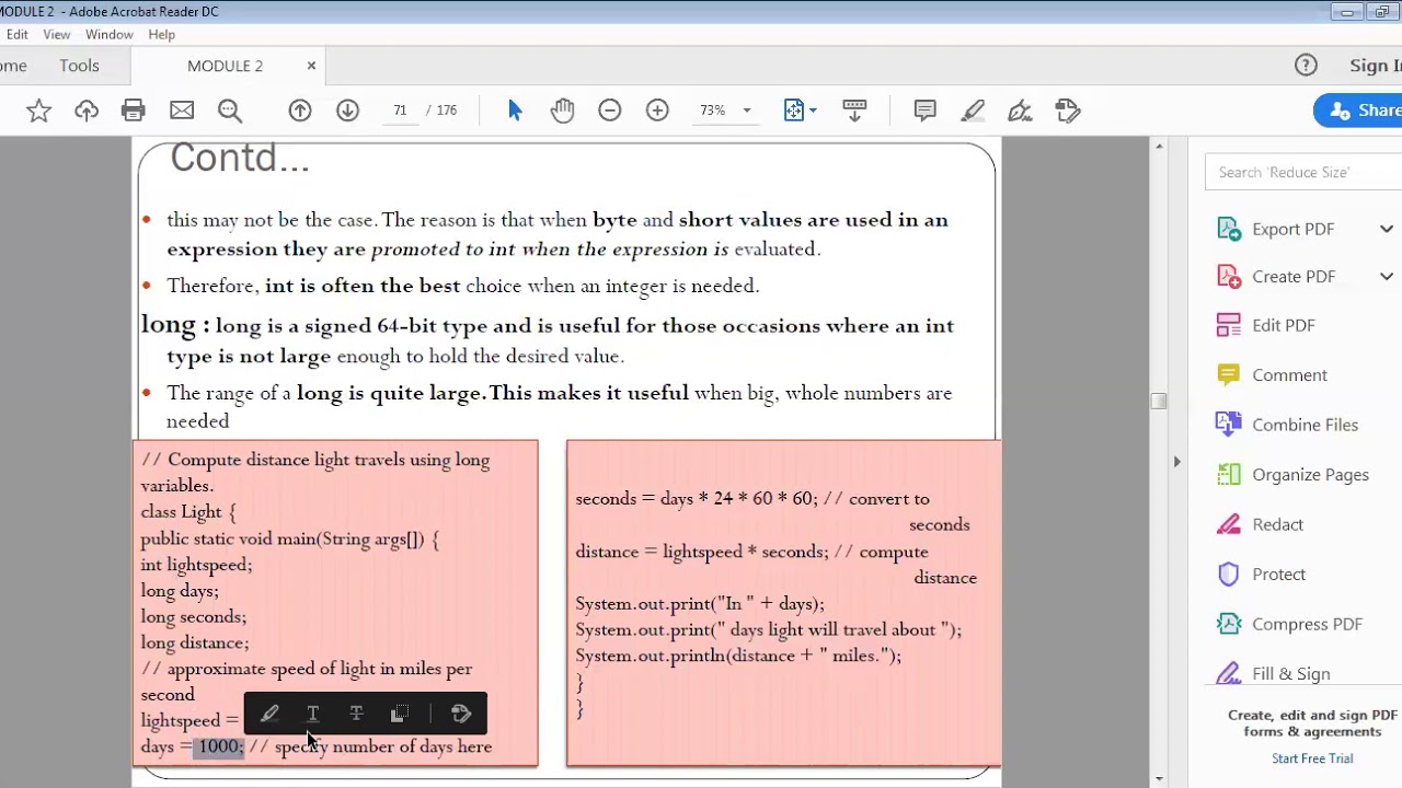 Java Module 2@Chapter 3:Data Types,Variables and Arrays