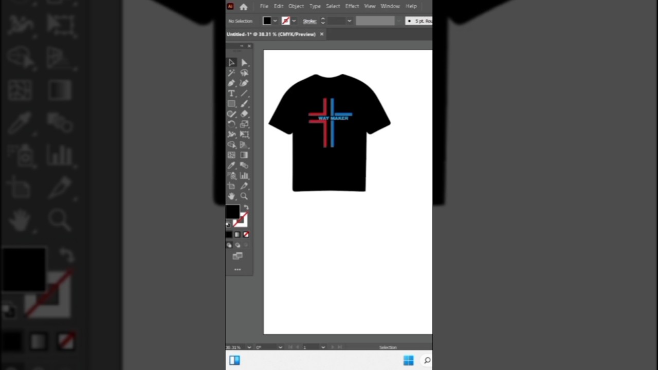 T-shirt design in adobe illustrator/Typography t-shirt design tutorial.