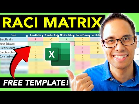 Make This Awesome RACI Matrix in Excel (FREE Template!)
