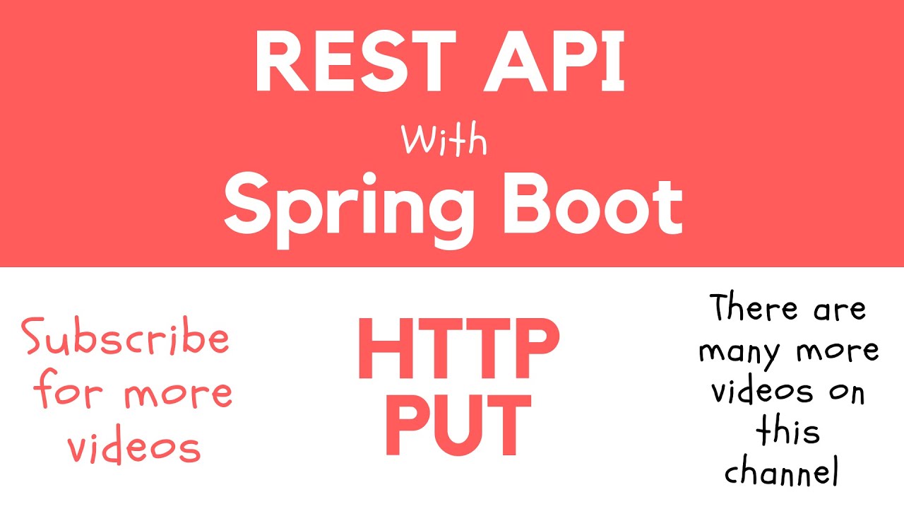 REST API with Spring Boot - @PutMapping and How to Handle HTTP PUT Request