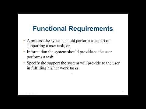 System Analysis and Design: Requirement Analysis, Classify Functional and Nonfunctional requirements