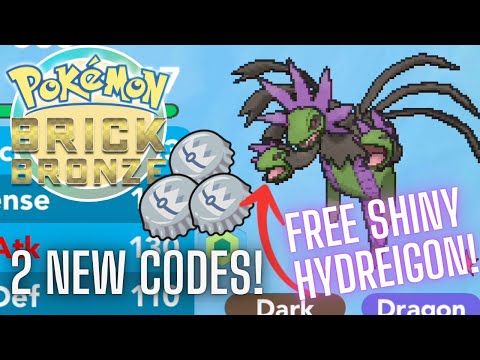 FREE SHINY HYDREIGON + PVP CODE! POKEMON BRICK BRONZE