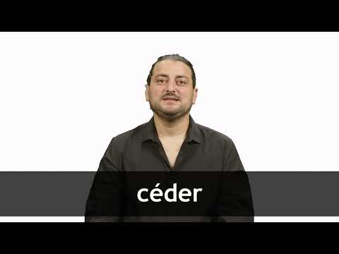 English Translation of “CÉDER” | Collins French-English Dictionary