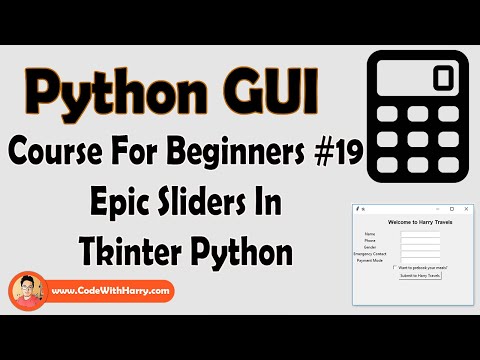 Learn Sliders In Tkinter Using Scale | Python Tkinter GUI Tutorial In Hindi 19 - Mind Luster