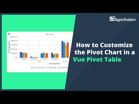How to Customize the Pivot Chart in a Vue Pivot Table