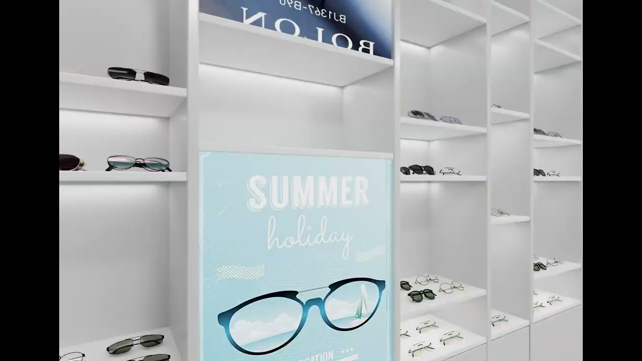 Glasses shop design - Provide One-Stop Customized Services!