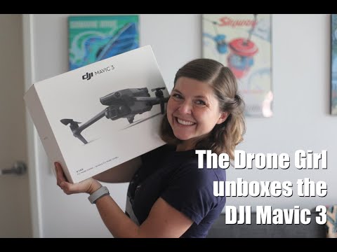 The Drone Girl unboxes the DJI Mavic 3
