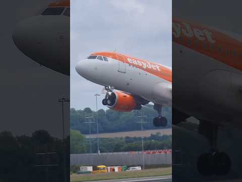 Easyjet A320 departure from bristol airport #bristolairport #planespotting #easyjet #aviation