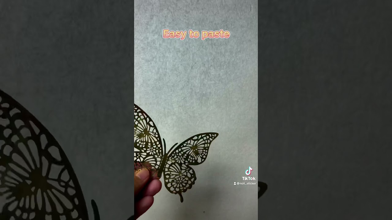 Beautiful 3D butterfly stickers