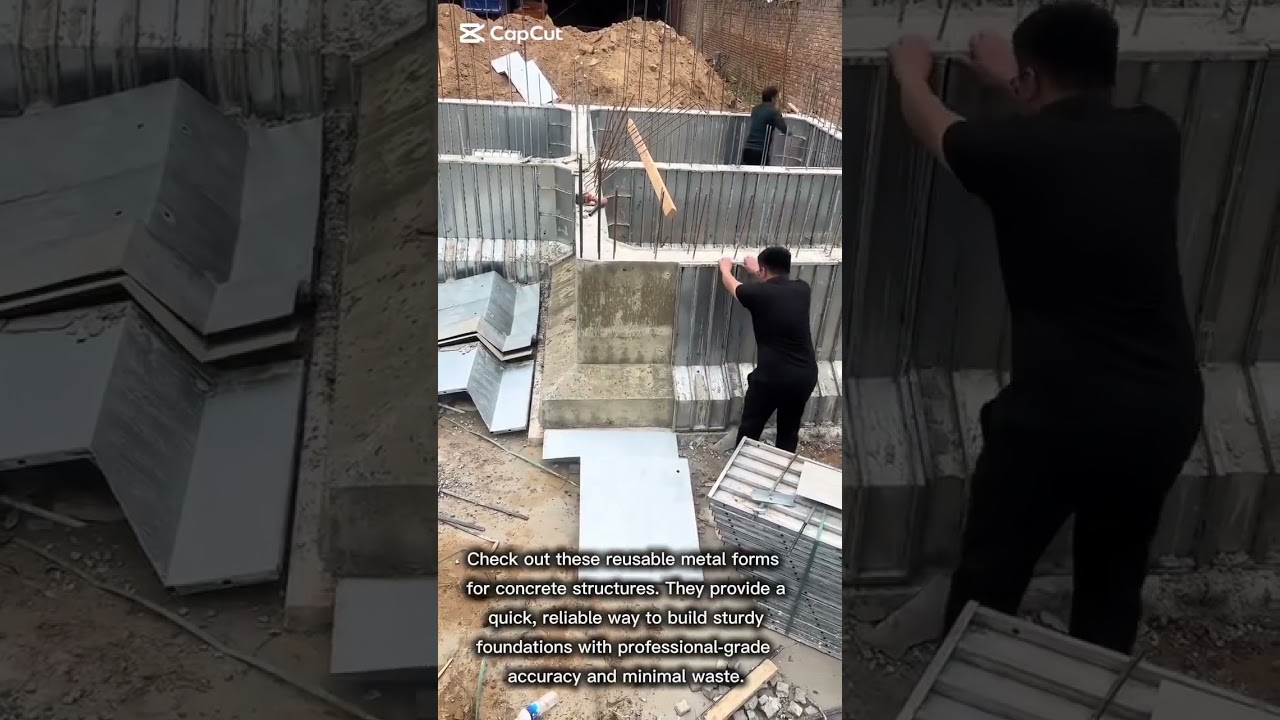 Modular Formwork for Strong Concrete Foundations