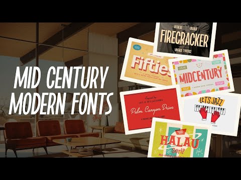 14 Remarkable Mid Century Modern Fonts For Your Next Retro Design