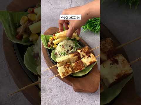 Veg sizzler #ytshorts #sizzler