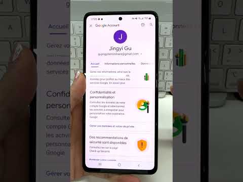 Comment gérer votre compte Google sur un téléphone Android ?#shorts