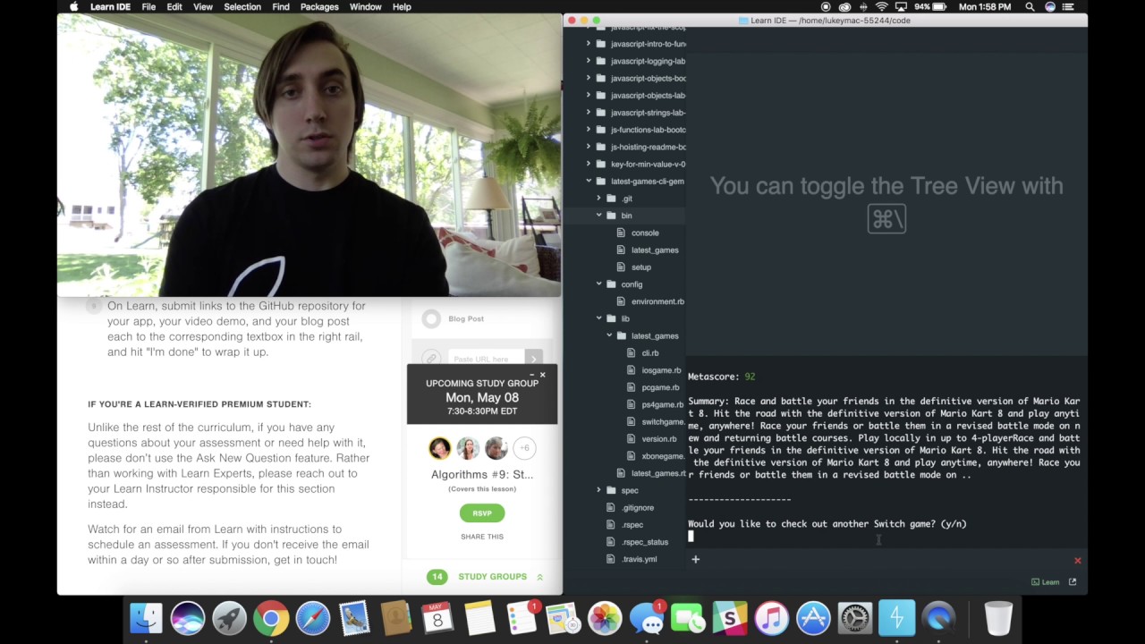 Latest Games Ruby Gem - CLI Walkthrough