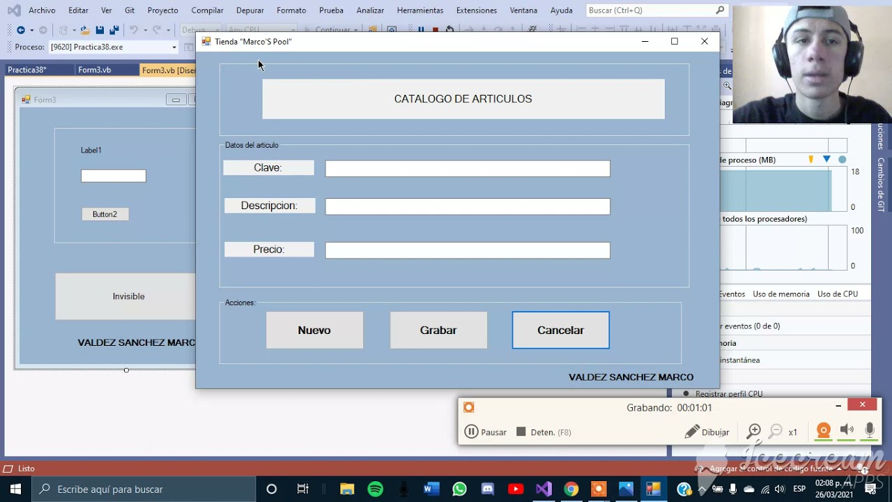 Practica 38 Visual Studio
