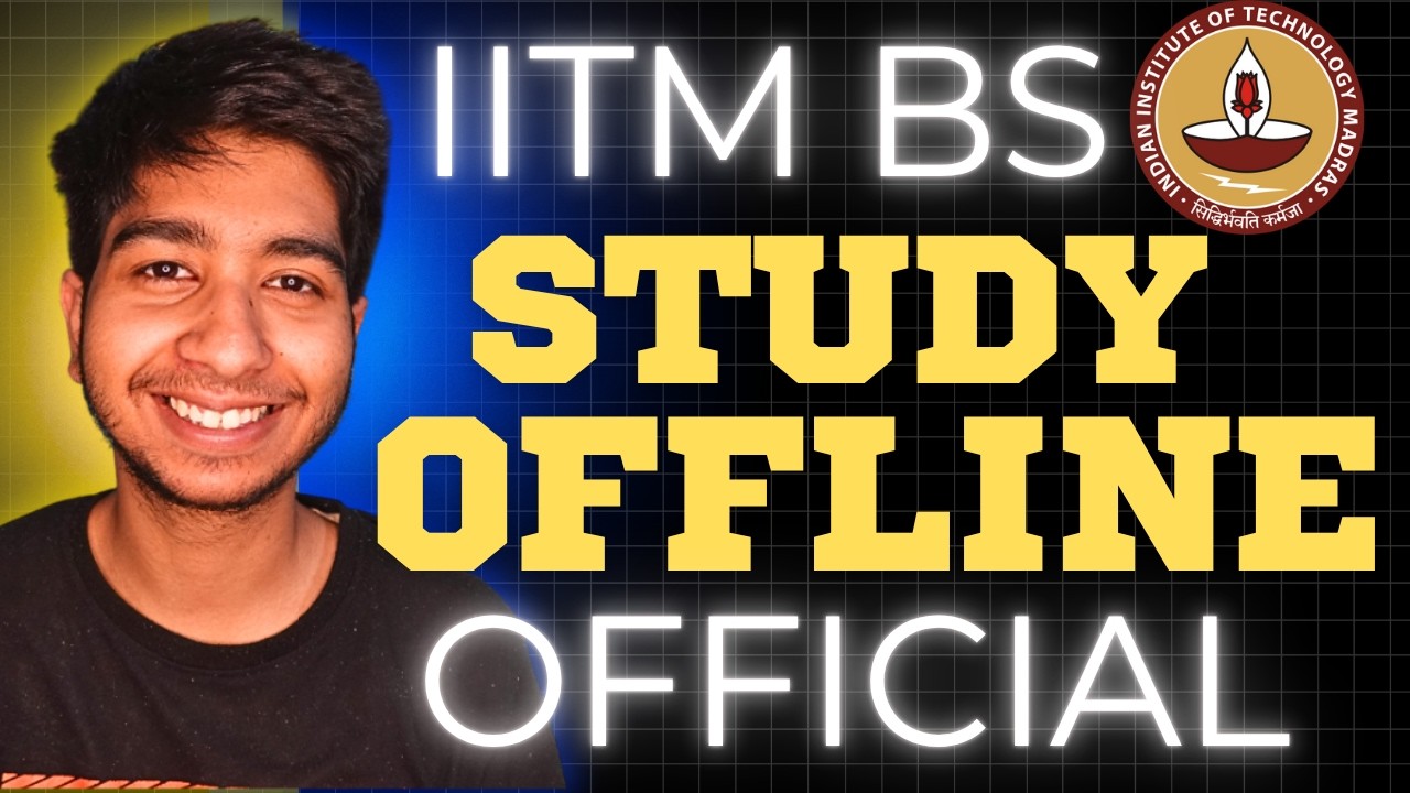 How BS Students Can Study at IIT Madras Campus Offline!