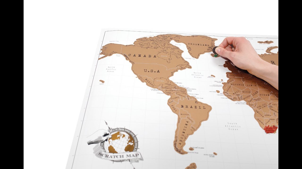 Luckies Scratch Map - The Planet Collection