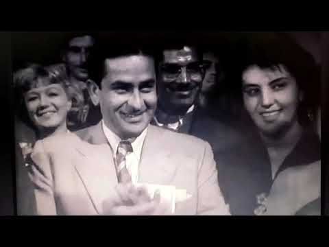 Raj Kapoor, Nargis, Dev Anand, Bimal Roy & Others at Georgia (1954) - Rare Video