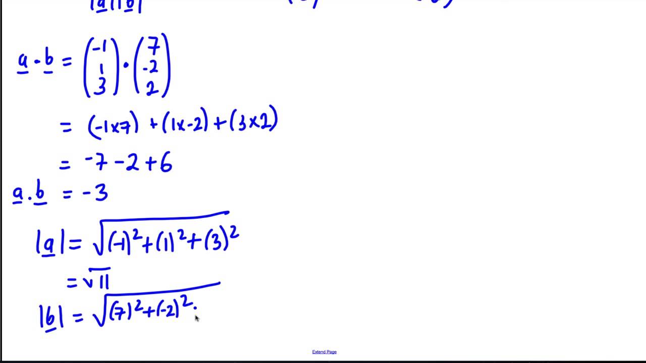 Core 4 Maths A-Level Edexcel - Vectors (9)