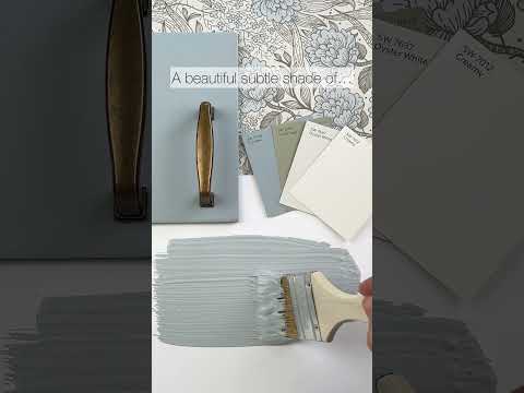 Stardew by Sherwin Williams is a gorgeous blue paint color with subtle gray undertones. #paint