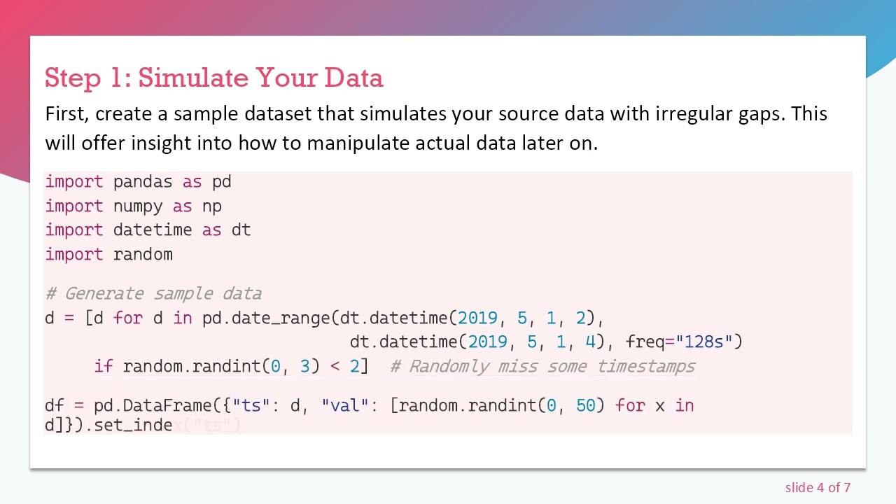 A Better Way to Resample Data and Preserve Authenticity in Python