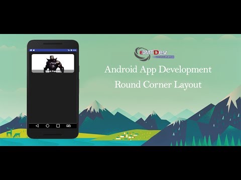 Learn Android Studio Tutorial Round Corner Layouts - Mind Luster