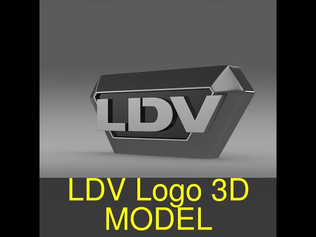 LDV Logo 3D Model - FlatPyramid