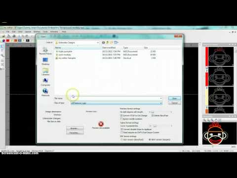 Converting Embroidery Design Formats Using MyEditor