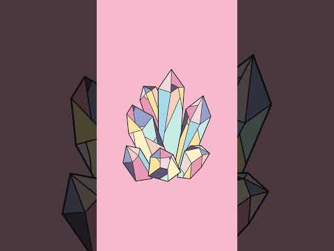 Crystal Coloring Pages