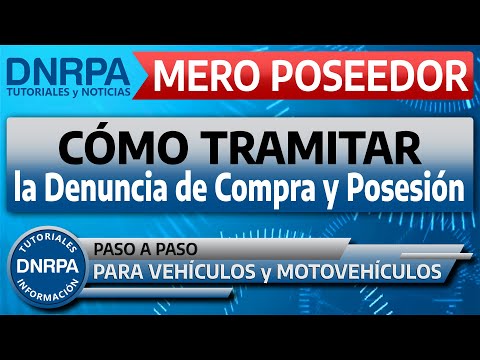 🔴 Mero Poseedor | Registro Automotor Argentina ✅ DNRPA Turnos 2024