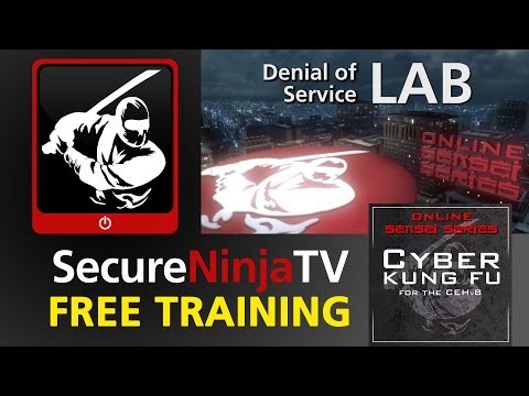 SecureNinjaTV Cyber Kung Fu Mod 10 LAB Denial of Service