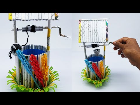 Water Well With Waste Paper – Paper Craft Home Decoration Ideas ...