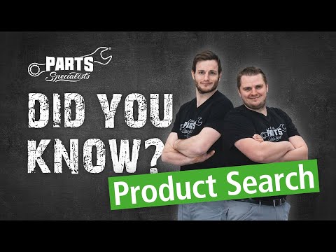 The Parts Specialists – Did you know ...? (Product search)