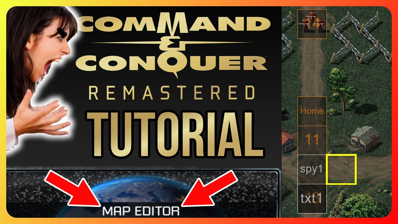 C&C Remastered: Basic Map Editor MEGA Tutorial (Red Alert) - Triggers, Team Types, Globals & More!