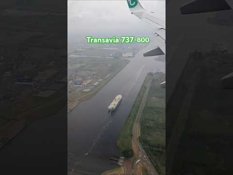 Approach to Amsterdam Schiphol Airport #planespotting #Airlines #aviation #aircraft #transavia