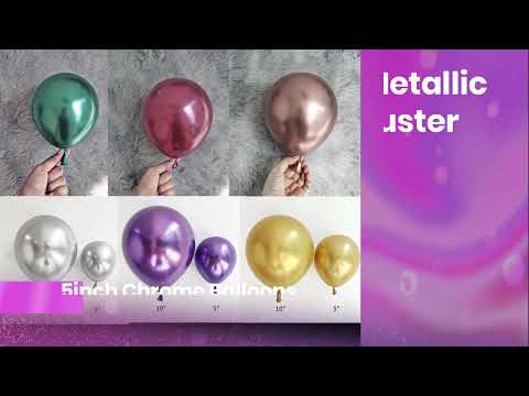 Eanjia Chrome Balloons VS Qualatex Chrome Balloons