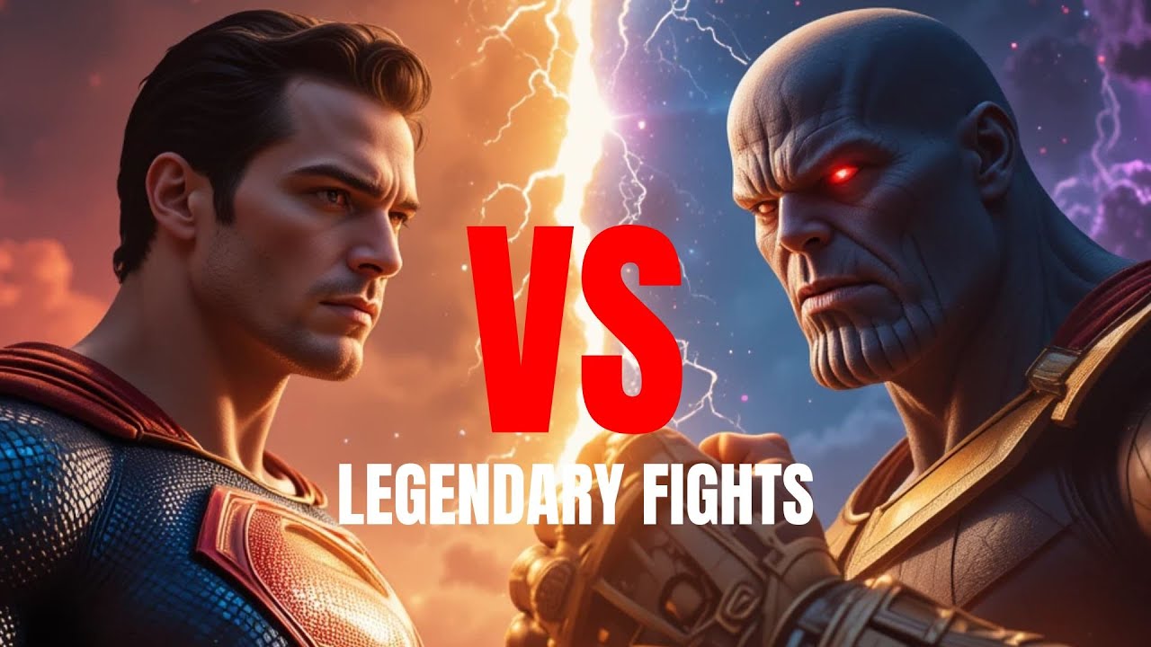 Legendary Fights: Superman Vs Thanos