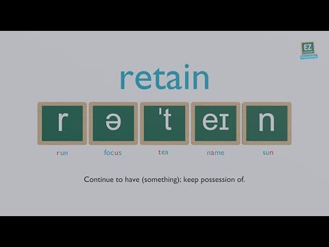 How to pronounce retain ?