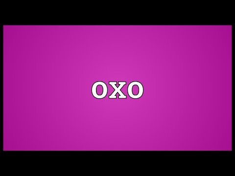 Oxo Meaning