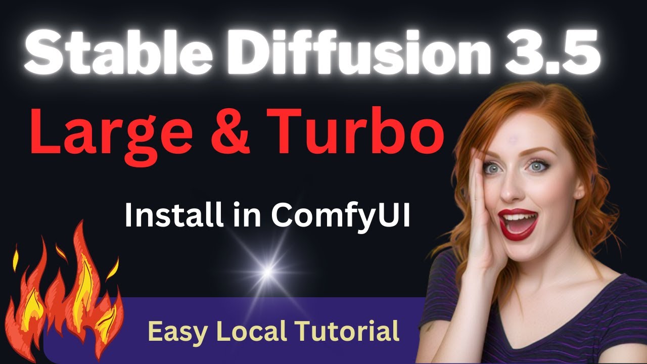 Install Stable Diffusion 3.5 Large Turbo Locally in ComfyUI - Easy Tutorial