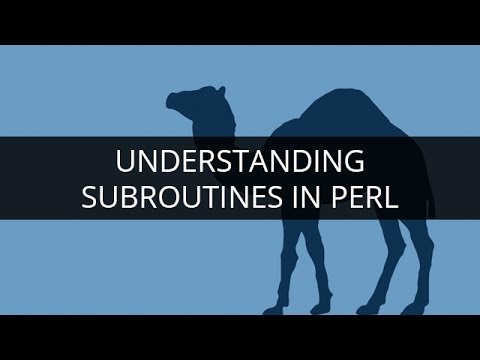 Learn Understanding Subroutines | Using Subroutines in PERL | PERL Tutorial For Beginners ...