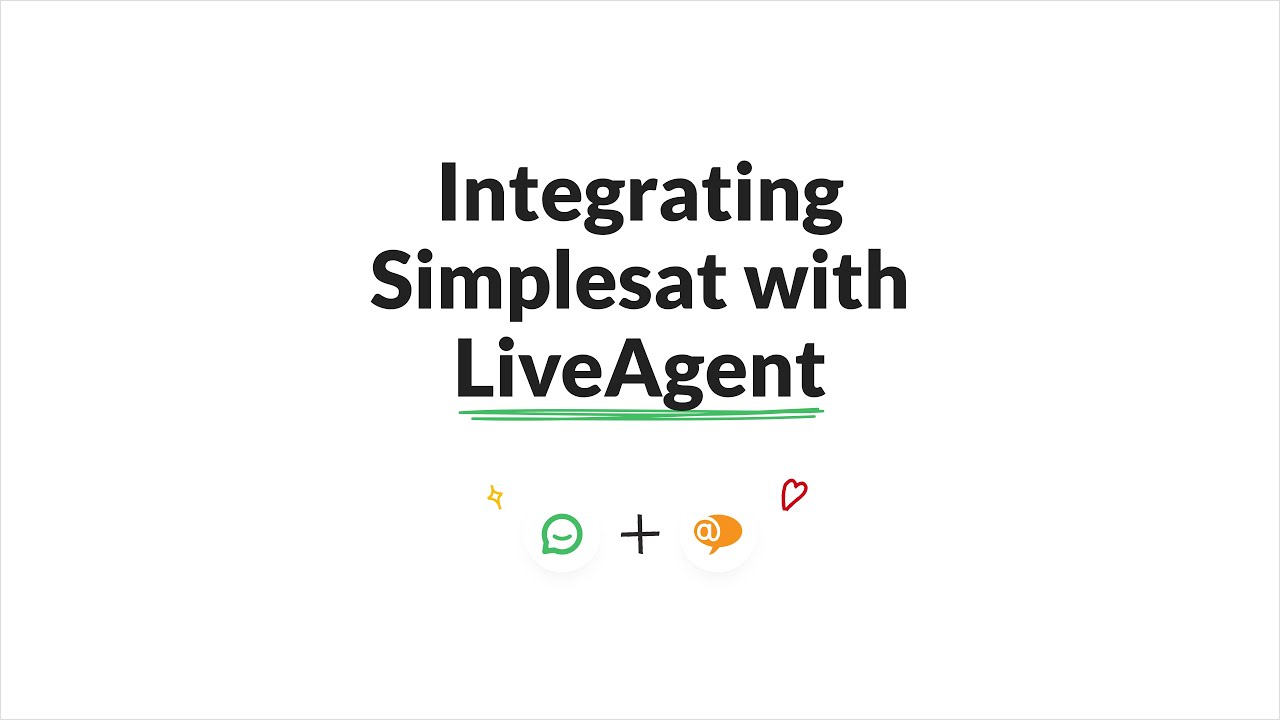 How Simplesat integrates with LiveAgent