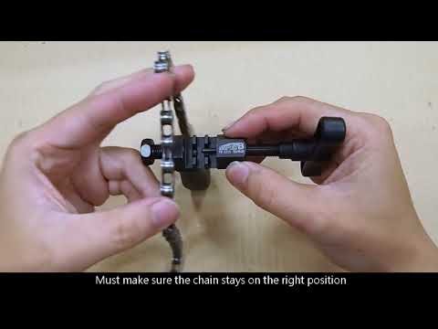 How to Use the TB-3355 Chain rivet extractor (EN)