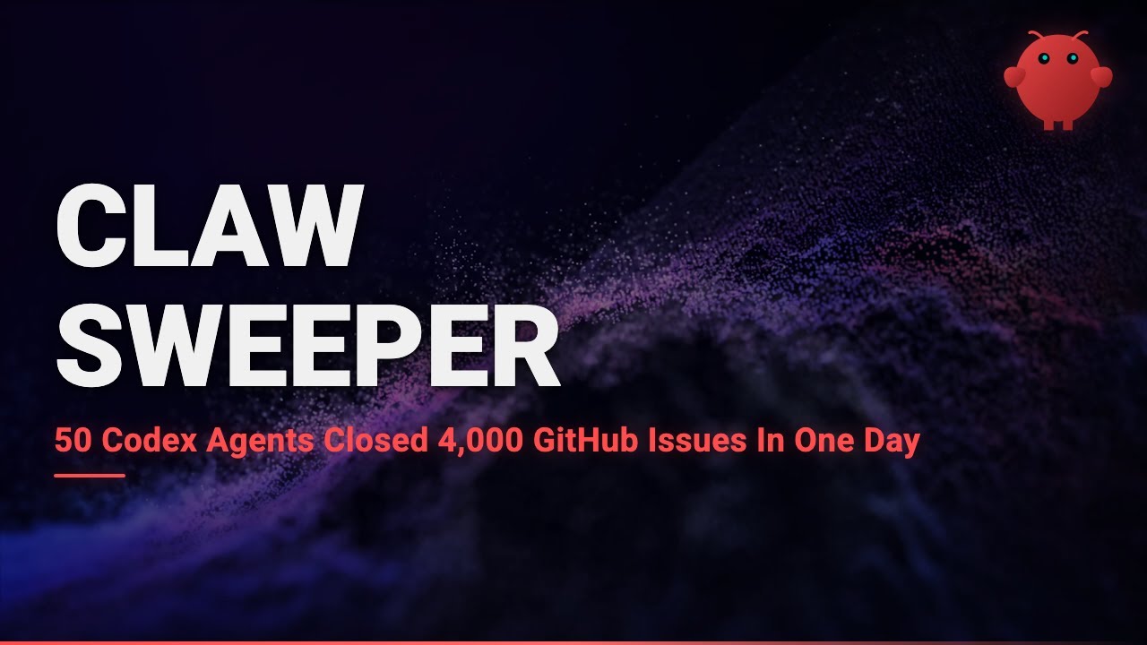 clawsweeper — 50 Codex Agents Closed 4,000 GitHub Issues In A Day