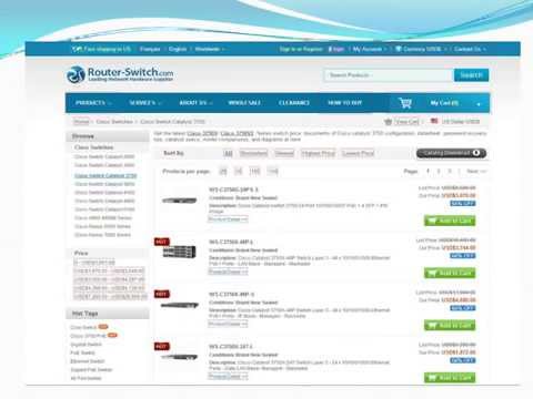 New Cisco Catalyst 3750 Switches Datasheet