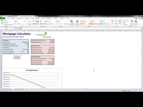 Mortgage Payment Calculator for Excel - for USA, Canada and UK mortgages
