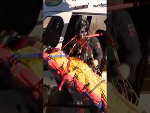 Hikers rescued from Bridal Veil Falls after melting ice falls on them